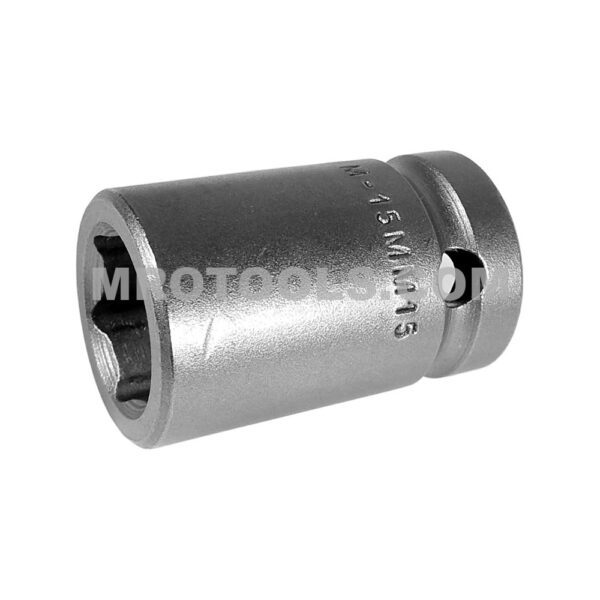 M-15MM15 Apex 15mm Magnetic Metric Standard Impact Socket, 1/2'' Square ...