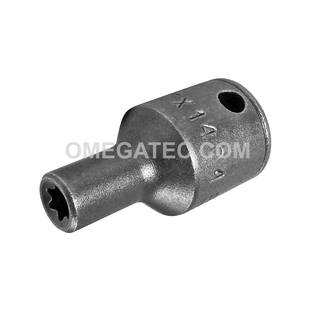 TX-1404 Apex E-4 Thin Wall Torx Socket, For External Screws, 1/4 ...