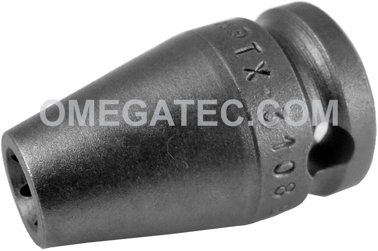 TX-3108 Apex E-8 Torx Socket, For External Screws, 3/8'' Square Drive ...